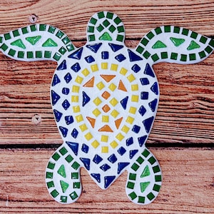 Turtle Mosaic Kit, Craft Kit, DIY Kit for Adults, Craft Kit for Kids ...