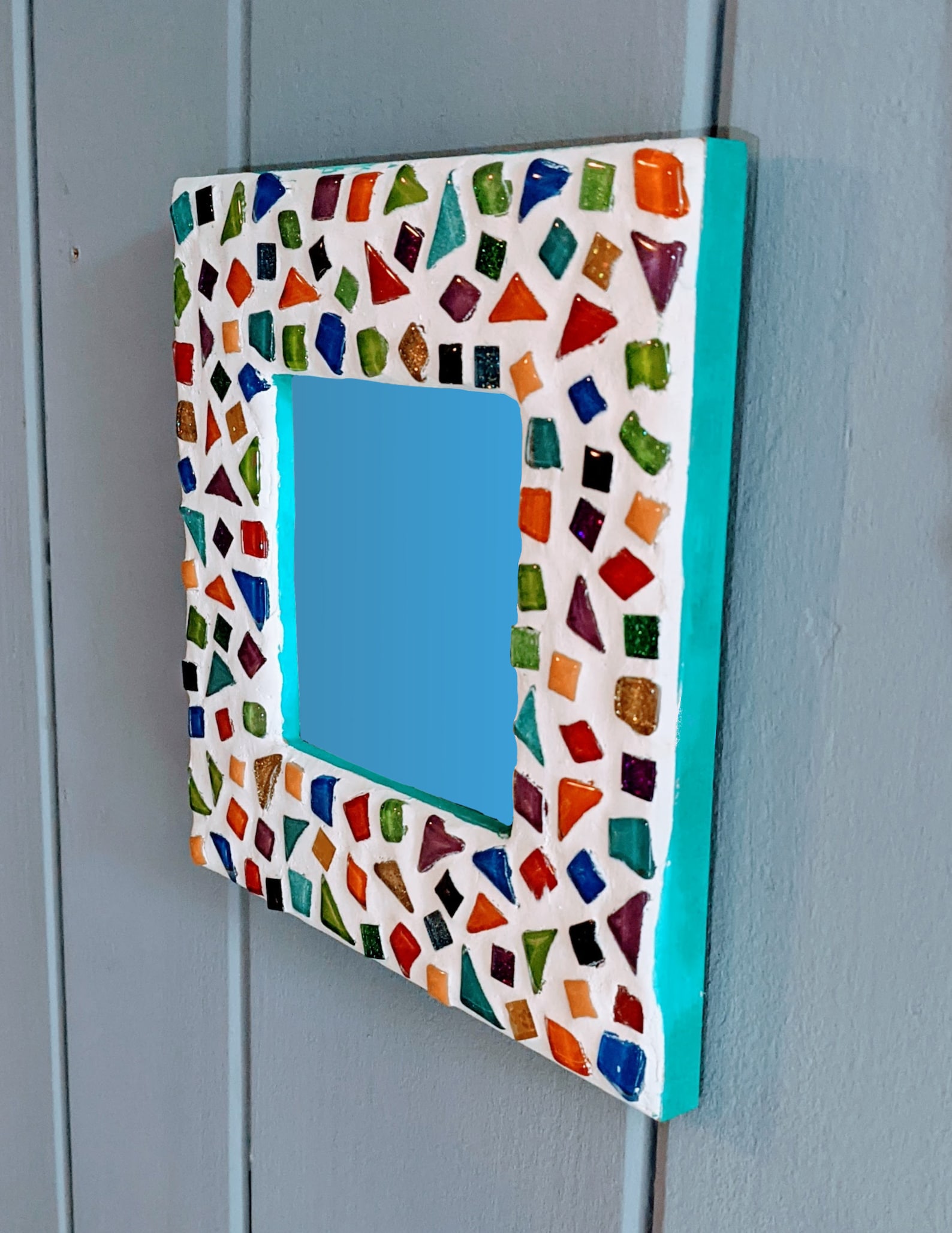 8 Square Mosaic Mirror Kit Craft Kit DIY Kit for | Etsy