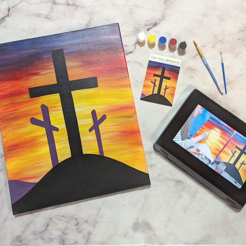 Cross Canvas - Etsy