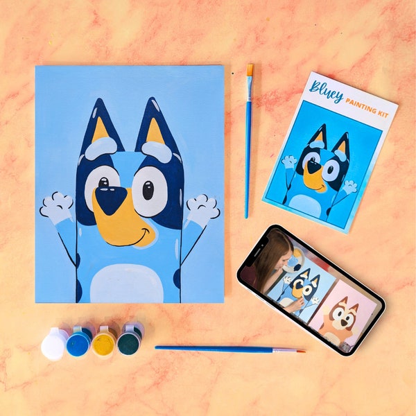 Bluey Crafts With Paint - Etsy