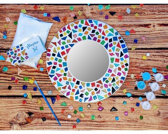 Mosaic Mirror - Etsy