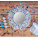 10" Circle Mosaic Mirror Kit, Round Mirror Project, Craft Kit, DIY Kit ...