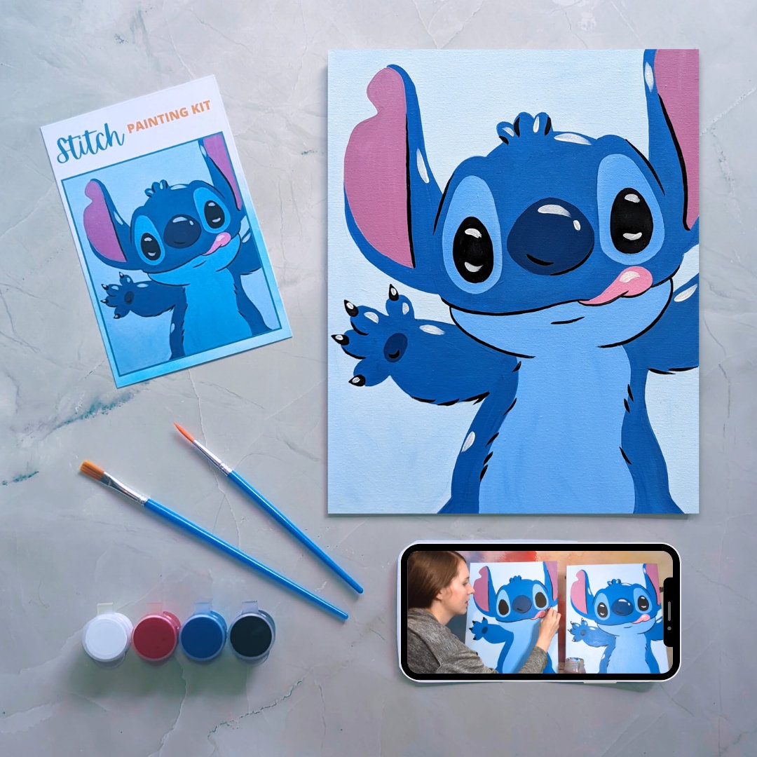 Stitch Canvas Painting Kit, Birthday Party, Painting Party, Sip and ...