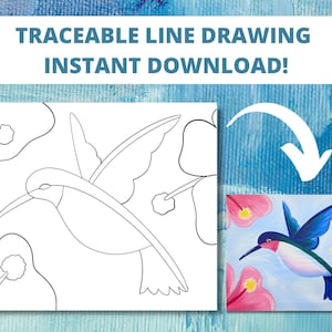 Hummingbird Painting Video Tutorial - Step-by-step Painting - DYI Paint ...