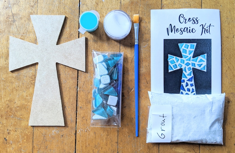 Cross Mosaic Kit Craft Kit DIY Kit for Adults Craft Kit for | Etsy