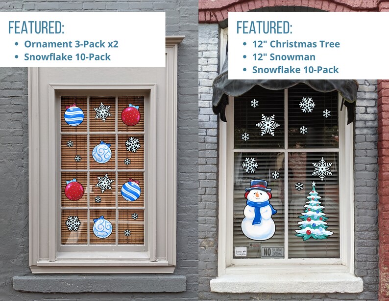 Candy Canes Vinyl Window Sticker Christmas Window Decoration | Etsy