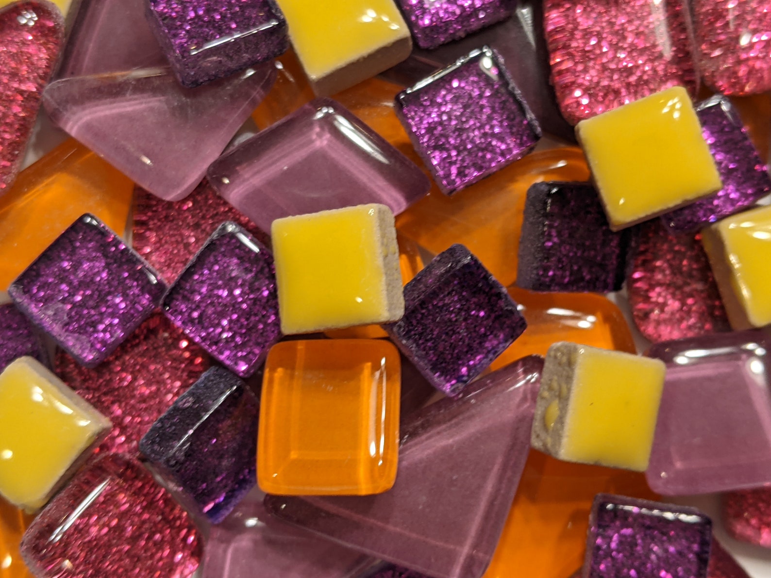 Assorted Mosaic Tiles by Color Scheme 50 TILES 1/5 - Etsy