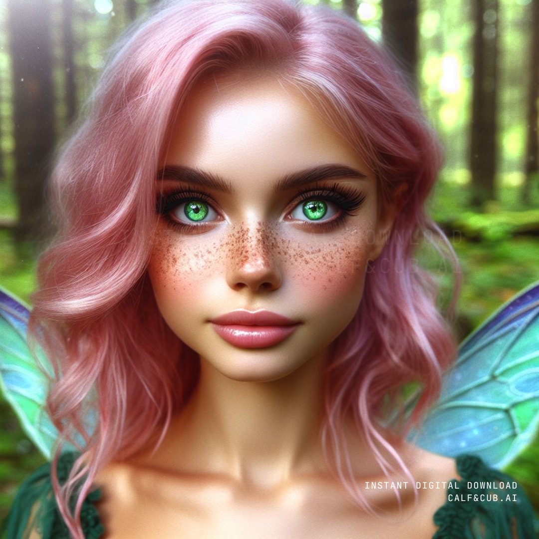 Fairy Picture Realistic Fairies Wall Art Fairy Print Forest Fairy ...