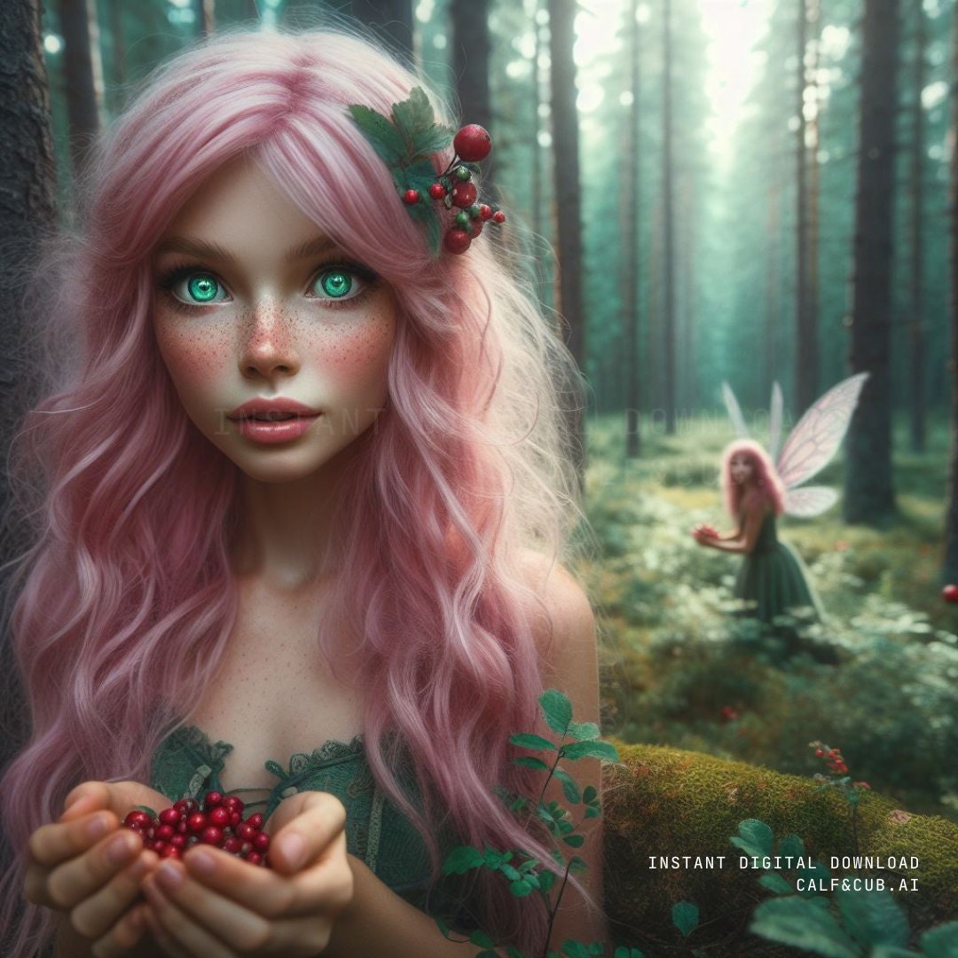 Fairy Picture Realistic Fairies Wall Art Fairy Print Forest Fairy ...