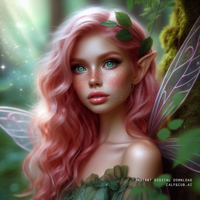 Fairy Picture Realistic Fairies Wall Art Fairy Print Forest Fairy ...