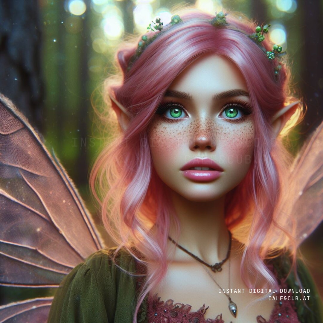 Fairy Picture Realistic Fairies Wall Art Fairy Print Forest Fairy ...