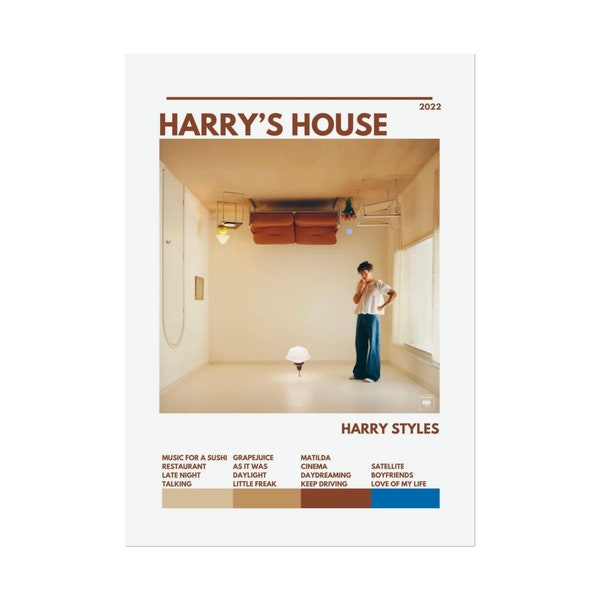Harry Styles Harrys House Album Poster - Etsy