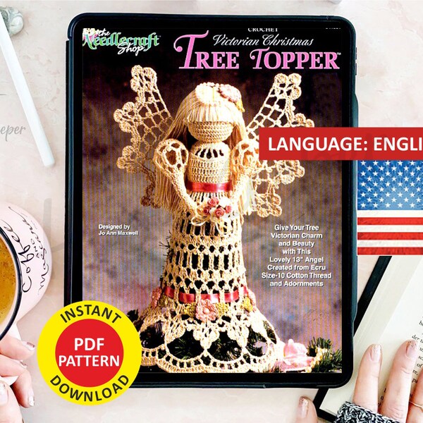 Vintage Angel Tree Topper - Etsy