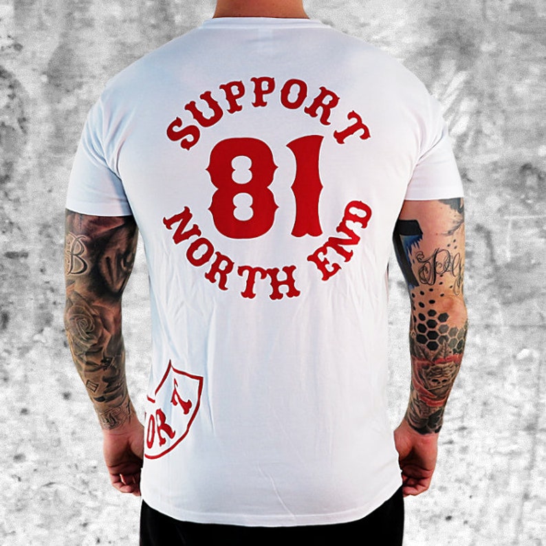 Support 81 T-Shirt Patch Style White S-5XL Hells Angels | Etsy
