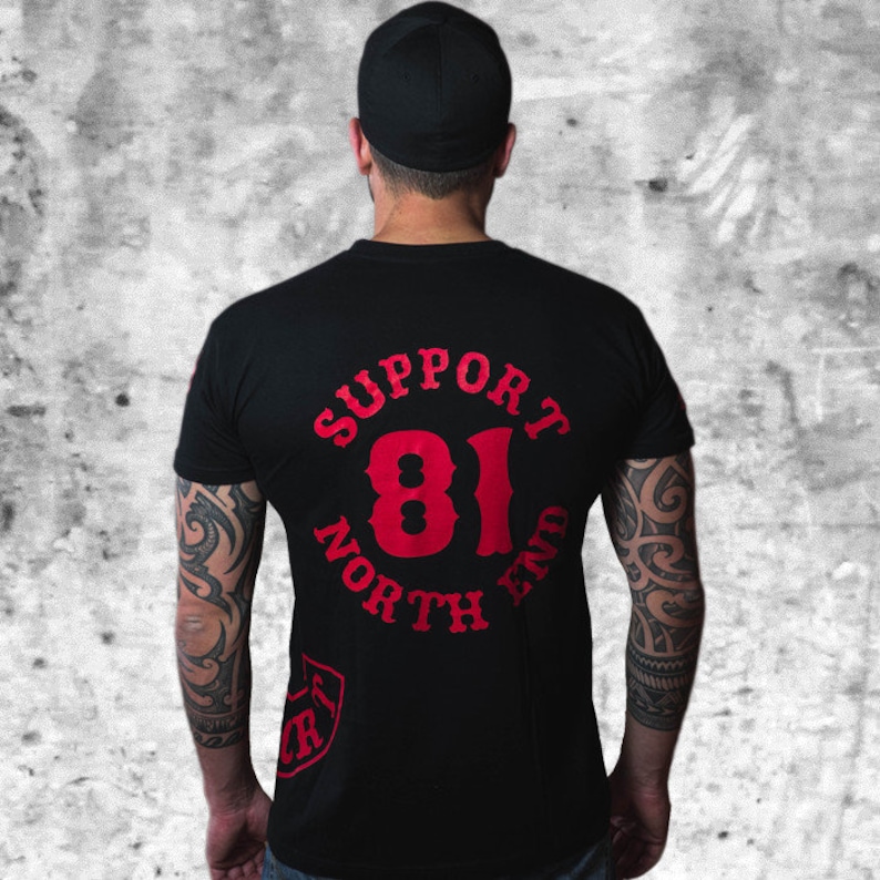 Support 81 T-Shirt Patch Style S-5XL Hells Angels North End | Etsy
