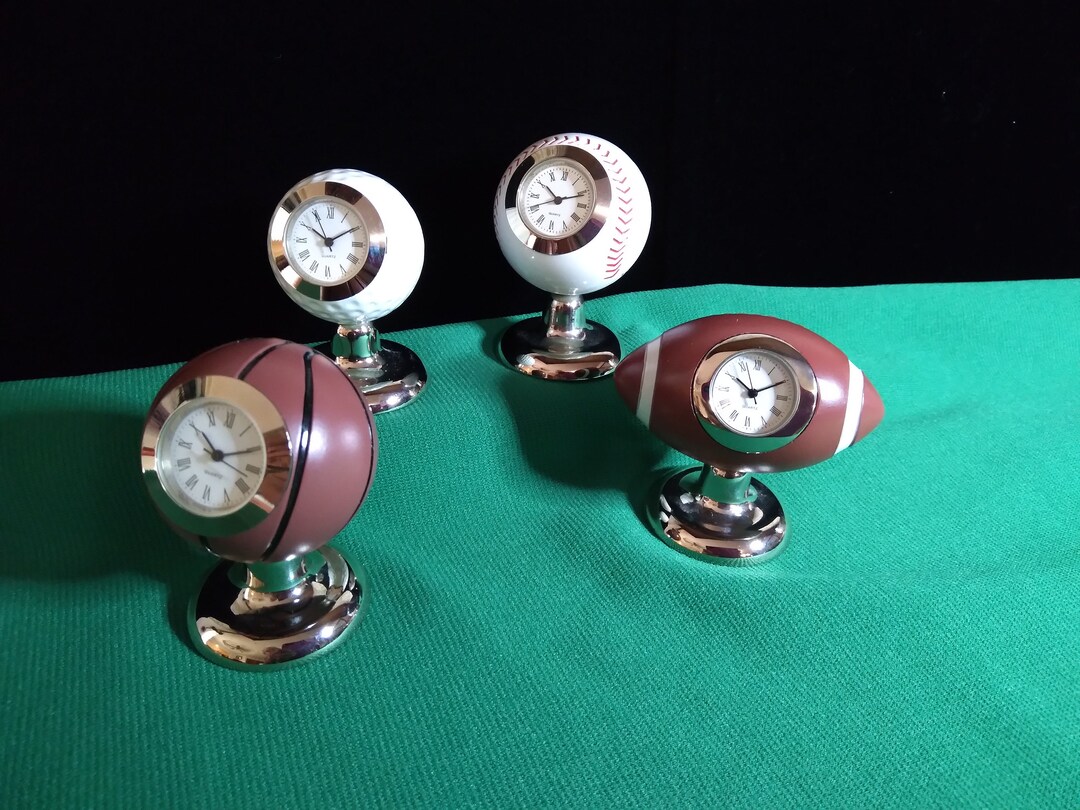 Miniature Desk Clock,baseball Clock,basketball Clock,football Clock ...
