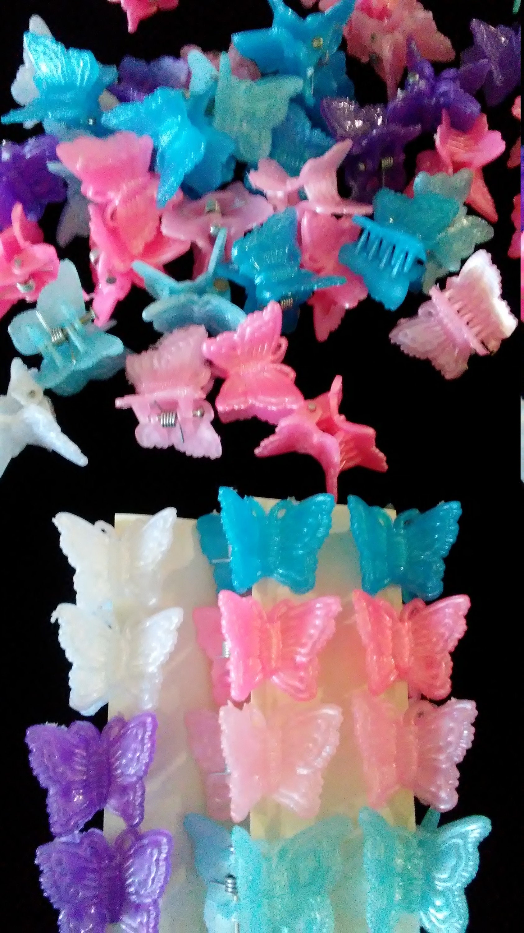 Butterfly clips 12 pc set 1990's butterfly clips | Etsy