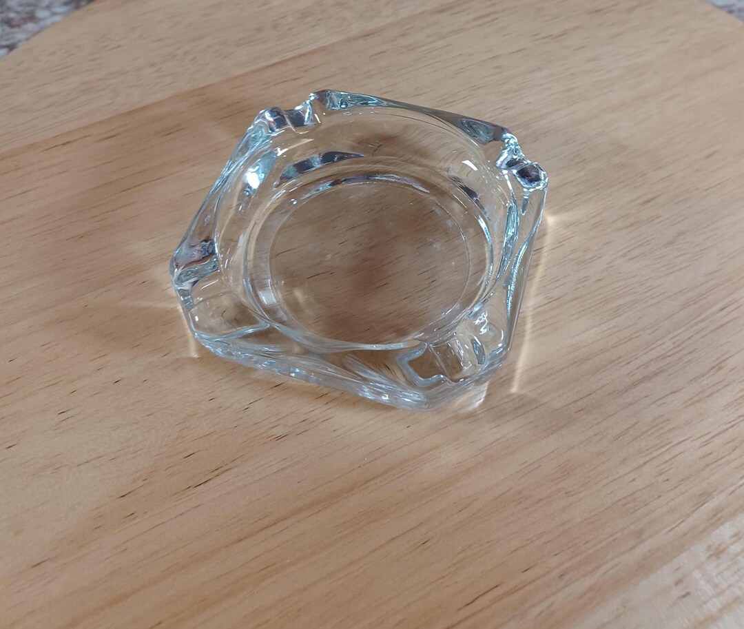Heavy Glass Ashtray,gift for Him, Groomsmen Gift, Best Man Gift, Groom ...