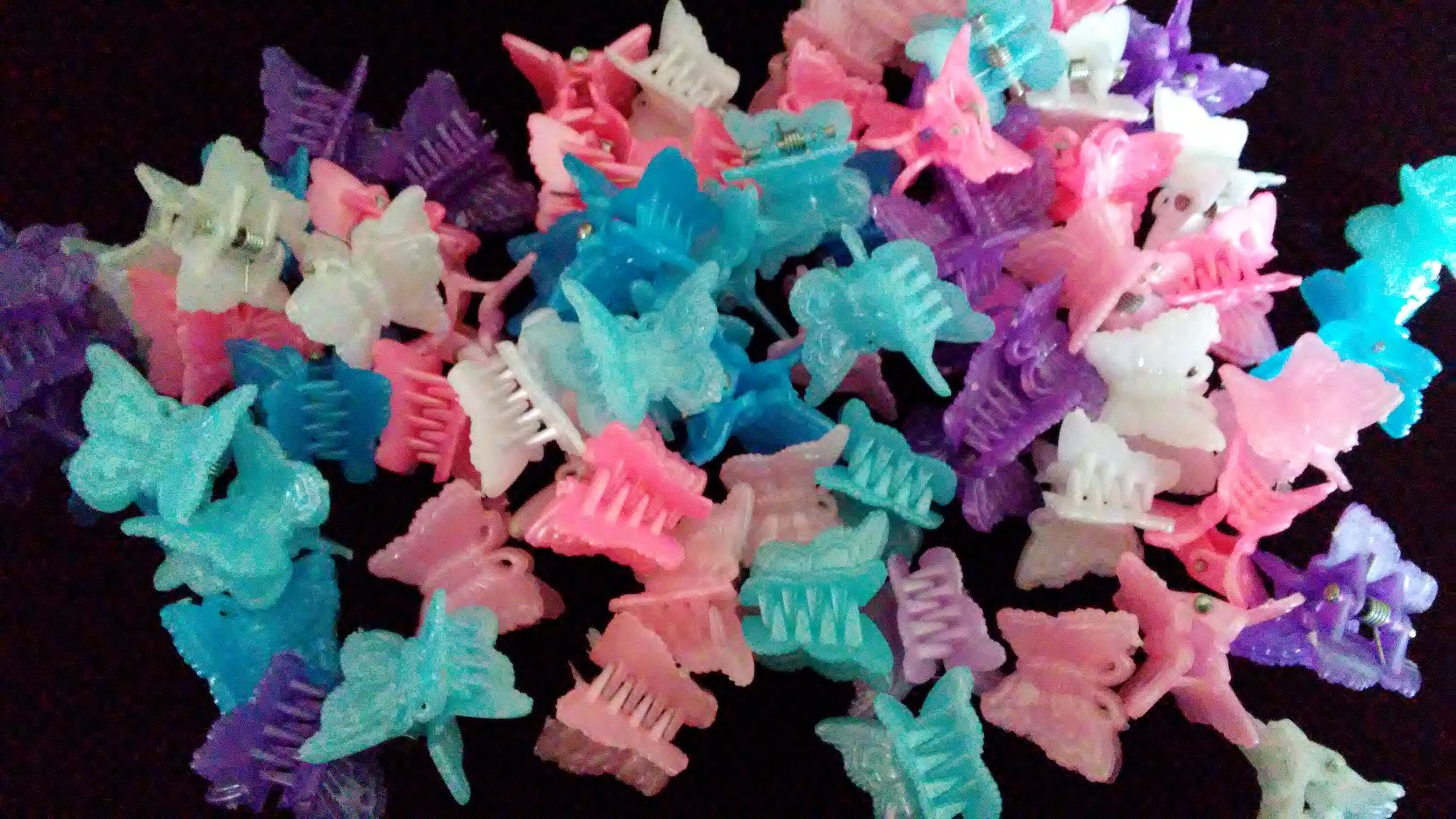 Butterfly clips 12 pc set 1990's butterfly clips | Etsy