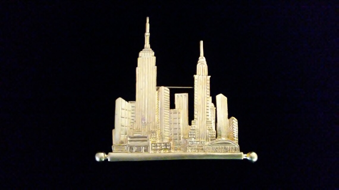 Vintage New York Brooch New York Pins New York City Pin - Etsy France