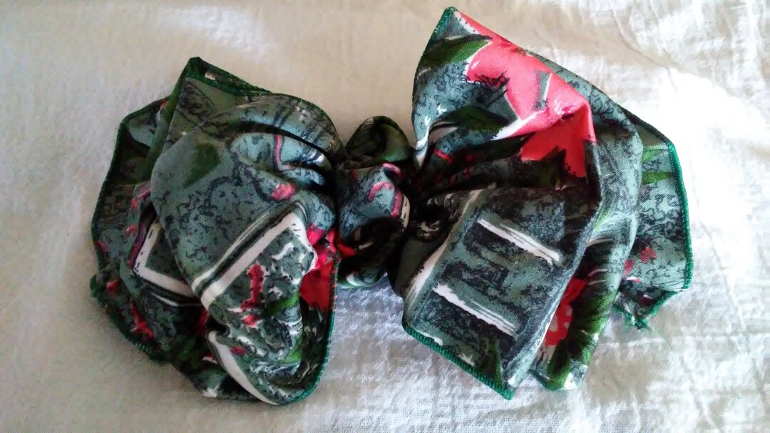 Vintage XL 90's Hairbow, 2 Styles to Choose From, Rockabilly Fashion ...