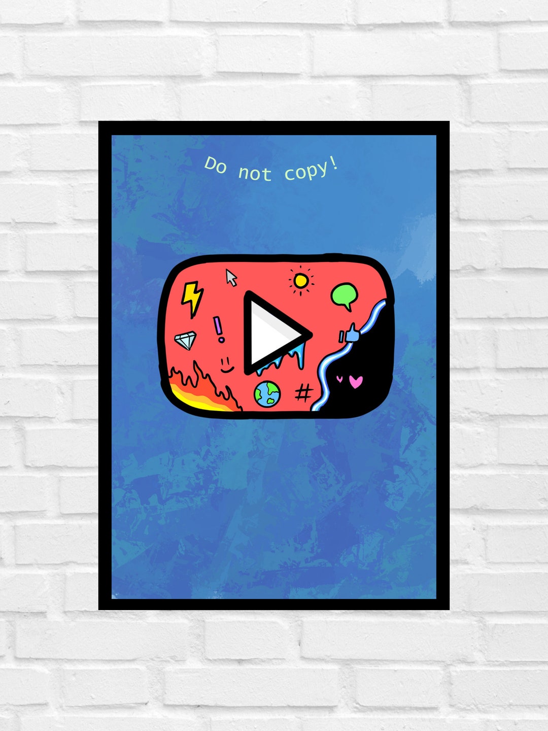 Youtube Logo Art - Etsy