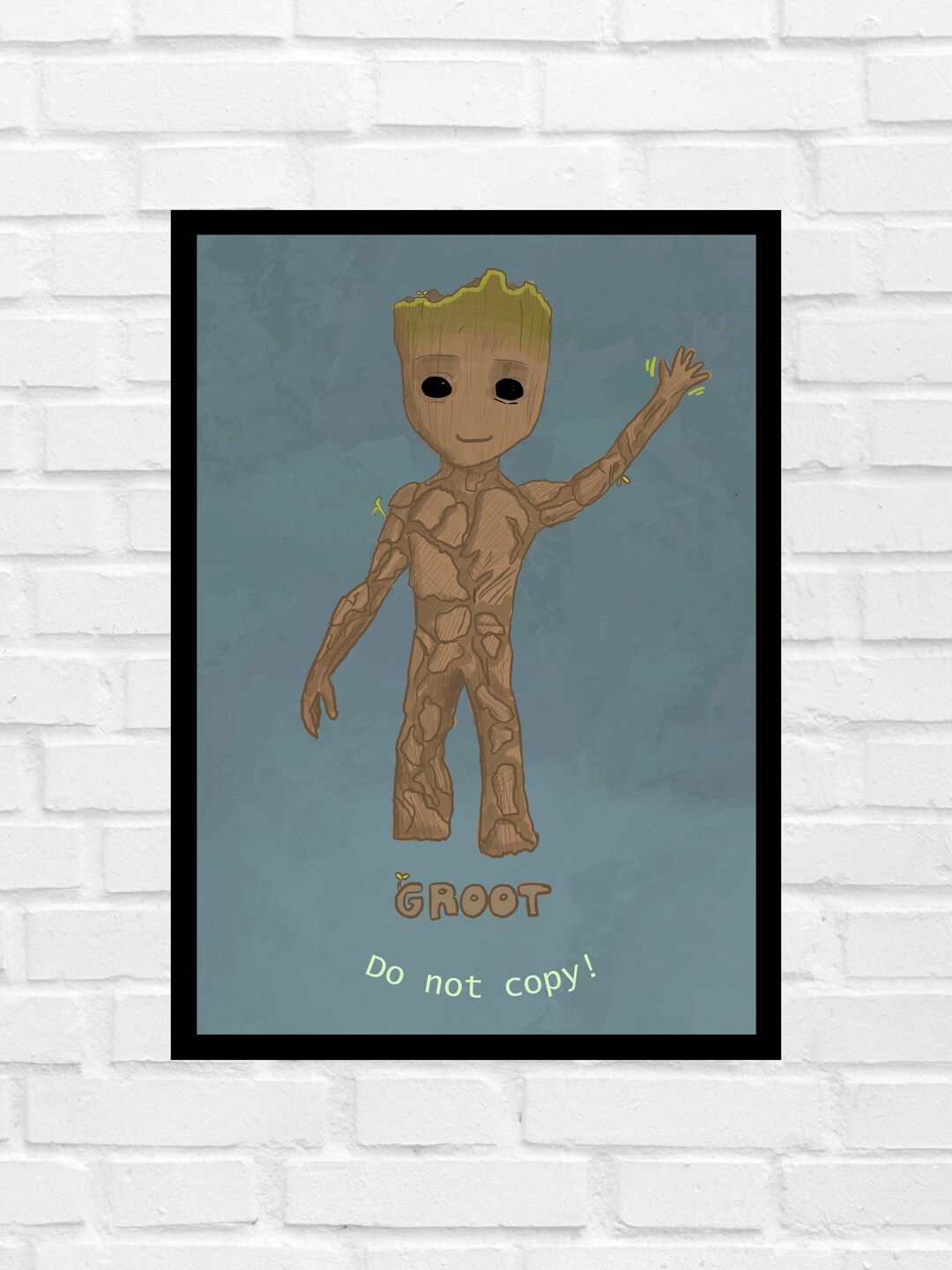 Baby Groot Poster - Etsy