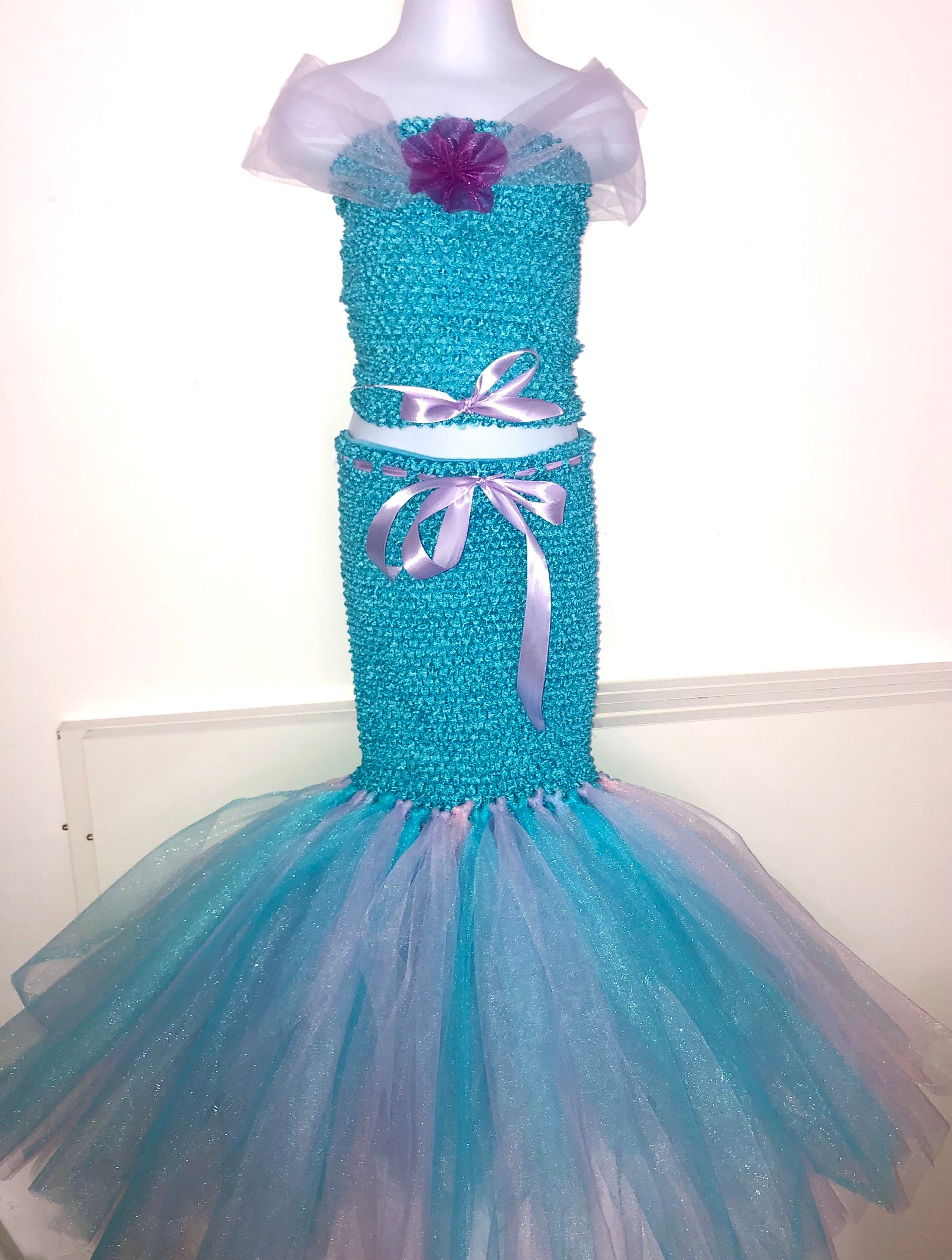 Mermaid Tutu Dress up Tutu Mermaid Costume Ariel Tutu - Etsy UK