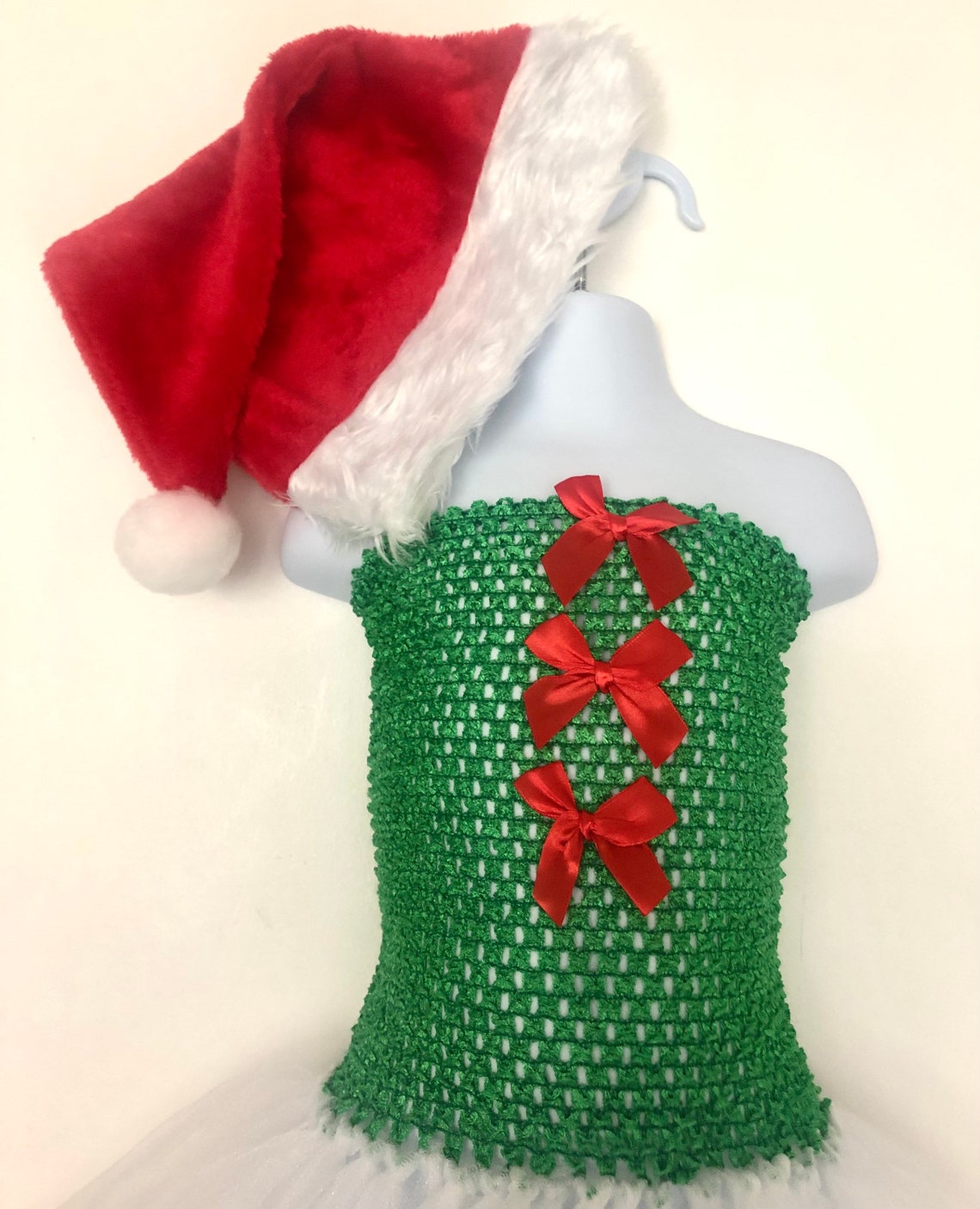 Christmas Dress, Tutu, Girls Santa Tutu, Christmas Tutu, Santa Dress ...