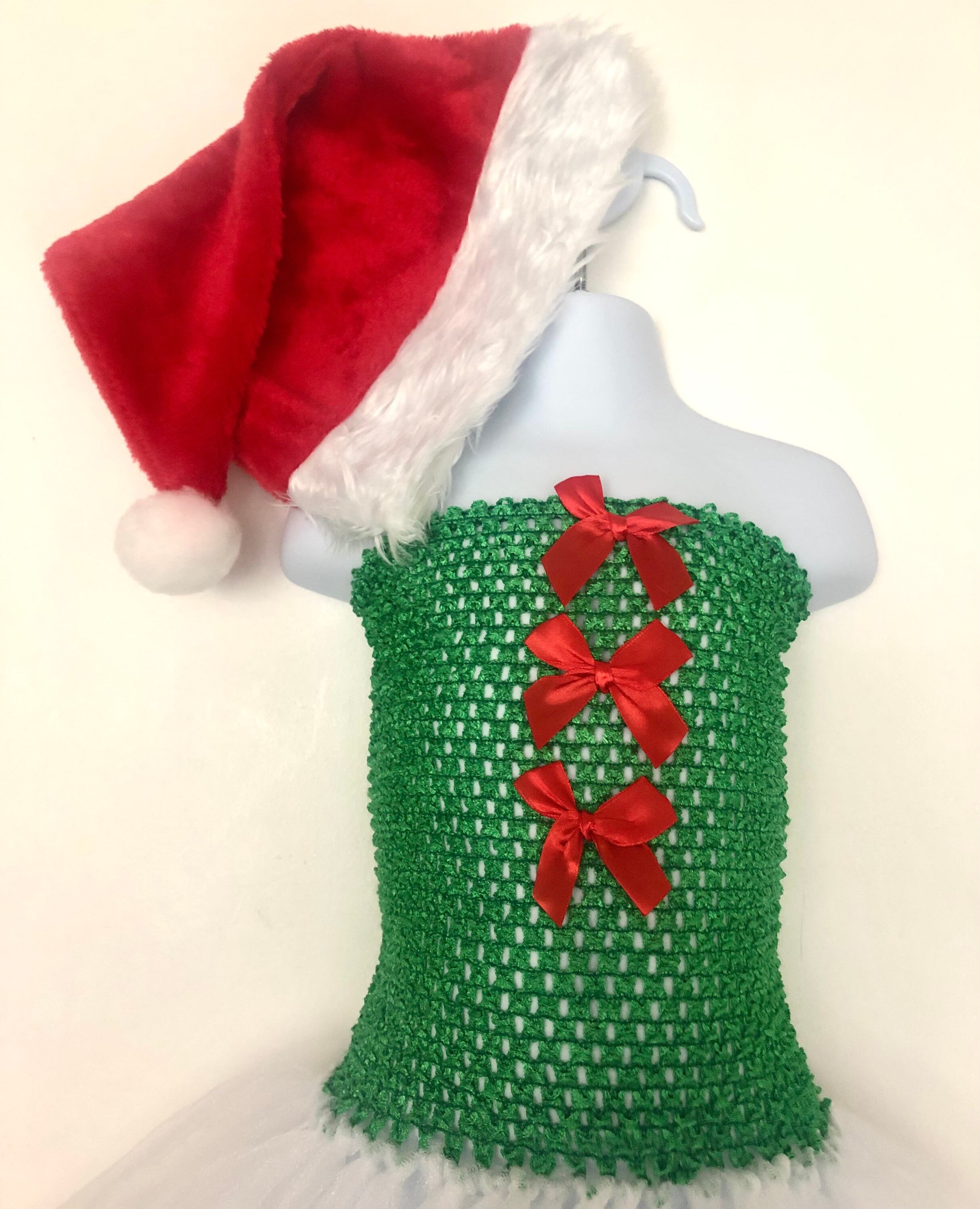 Christmas Dress, Tutu, Girls Santa Tutu, Christmas Tutu, Santa Dress ...