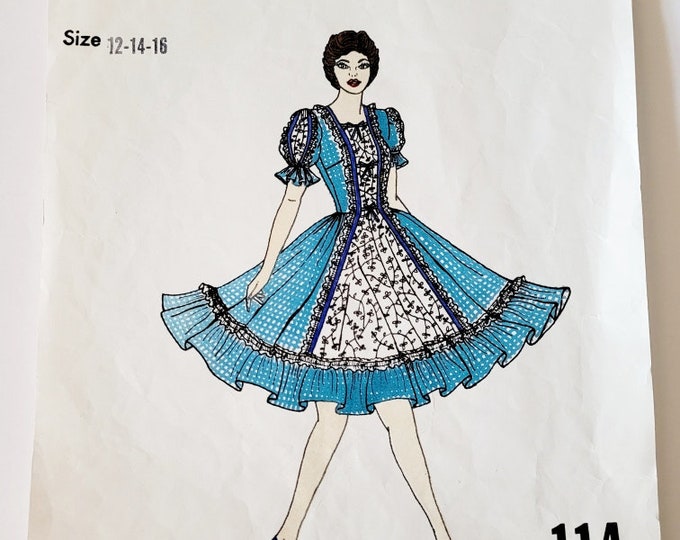 Vintage C & C Originals Square Dance Sewing Pattern - Etsy