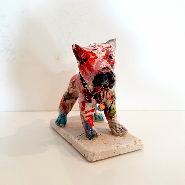 Paper Mache Dog - Etsy