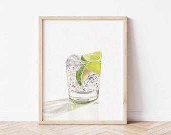 Gin Painting - Etsy