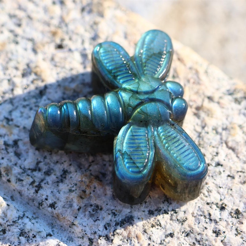 Stone Dragonfly - Etsy