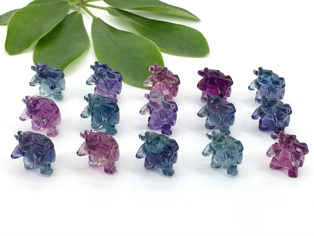 Natural MINI Fluorite Carved Blastoise,crystal Blastoise Pendant ...