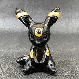 2.2inch Natural Obsidian Umbreon, Obsidian Moon Ibrahimovic,crystal ...