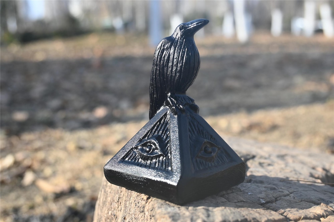 2.8inch Natural Obsidian Crow, Crystal Skull ,crow Carving, Crystal ...