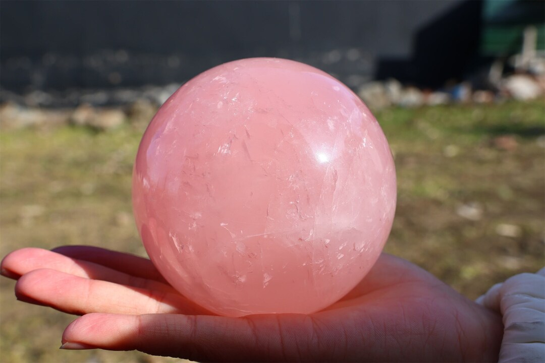 40-100mm Natural Rose Quartz Ball,quartz Ball Carving,crystal Ball ...