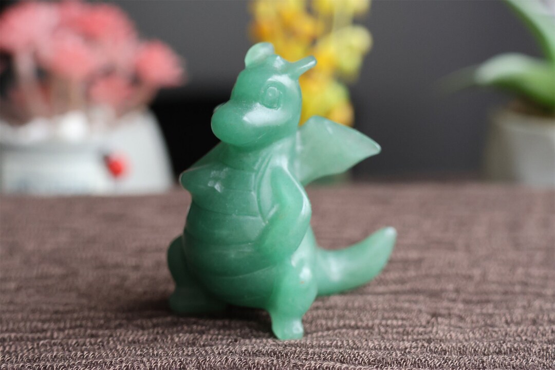 2.6''natural Carved Aventurine Dragonite, Crystal Carving, Crystal ...
