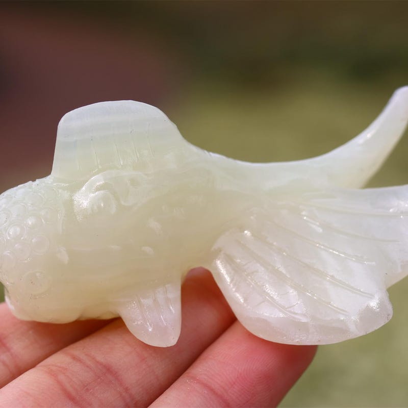 Jade Goldfish - Etsy