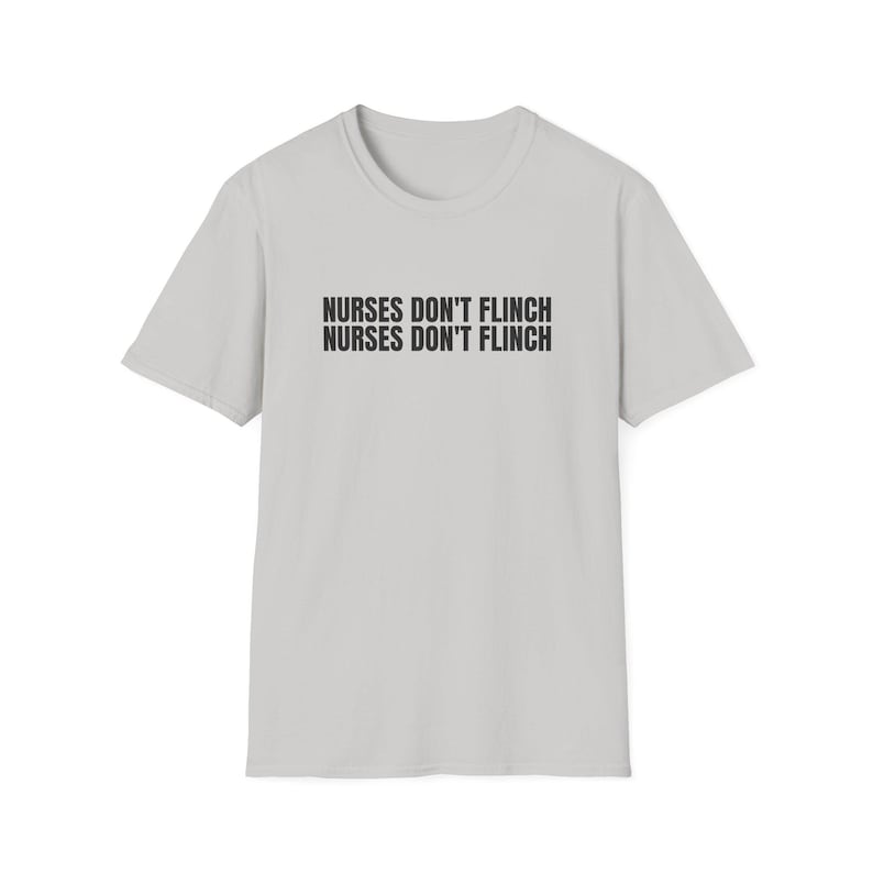 Nurse Shirt - Bodily Fluids Don't Scare Me Biohazard Badge Tee - Etsy