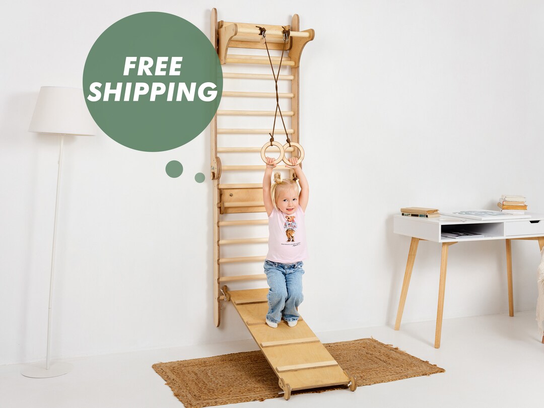 Swedish Climbing Ladder, Indore Playground for Kids, Swedish Ladder for ...