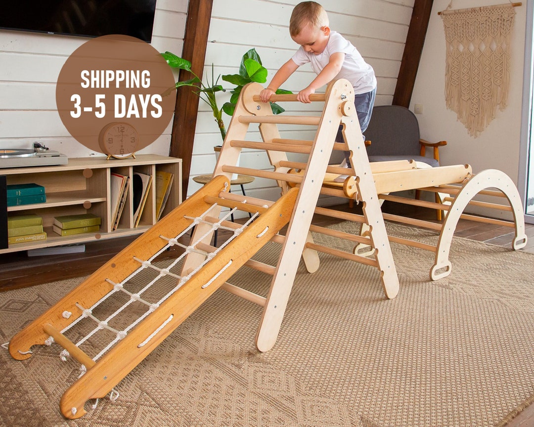 Montessori Climbing Set Climb Triangle Climbing Frame Climb Arch ...