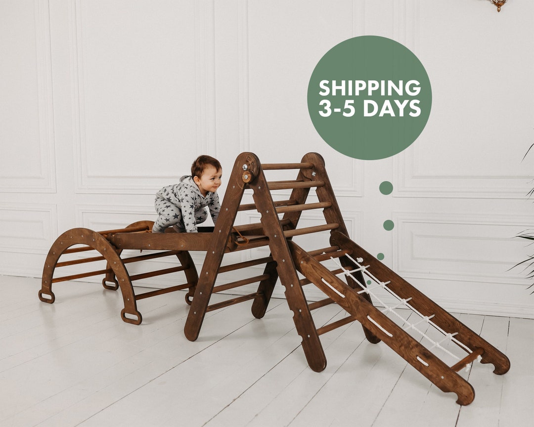 Toddler Climb Gym 4in1, Triangle Climber, Toddler Playground ...