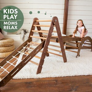 Montessori Climbing Set Climb Triangle Climbing Frame Climb Arch ...