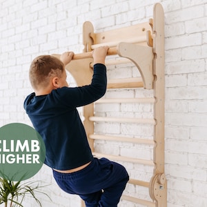 Toddler Table, Montessori Furniture, Сlimbing Wall for Kids, Montessori ...