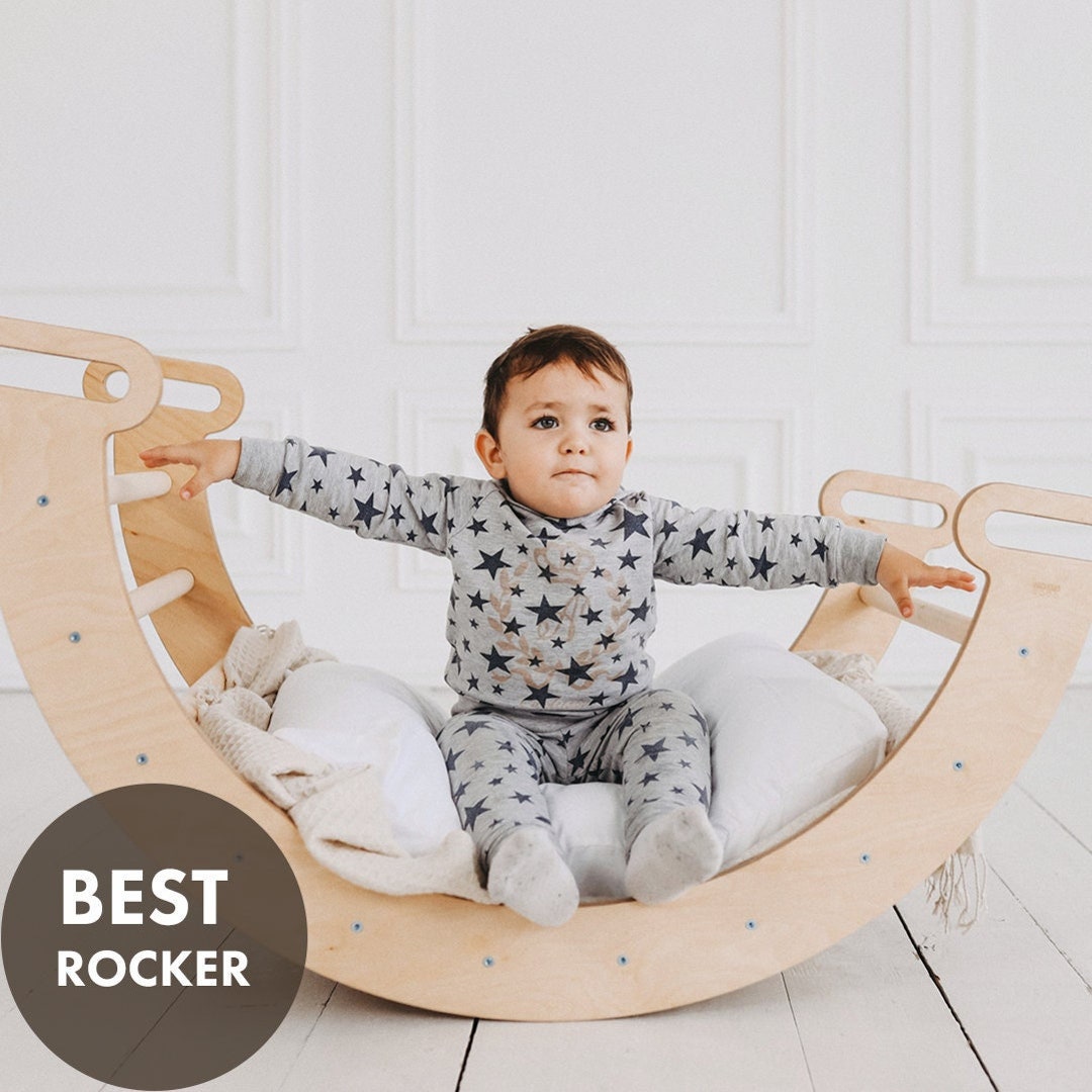 Birthday Gift for Kid, Montessori Rocker, Climbing Arch, Kletterbogen ...