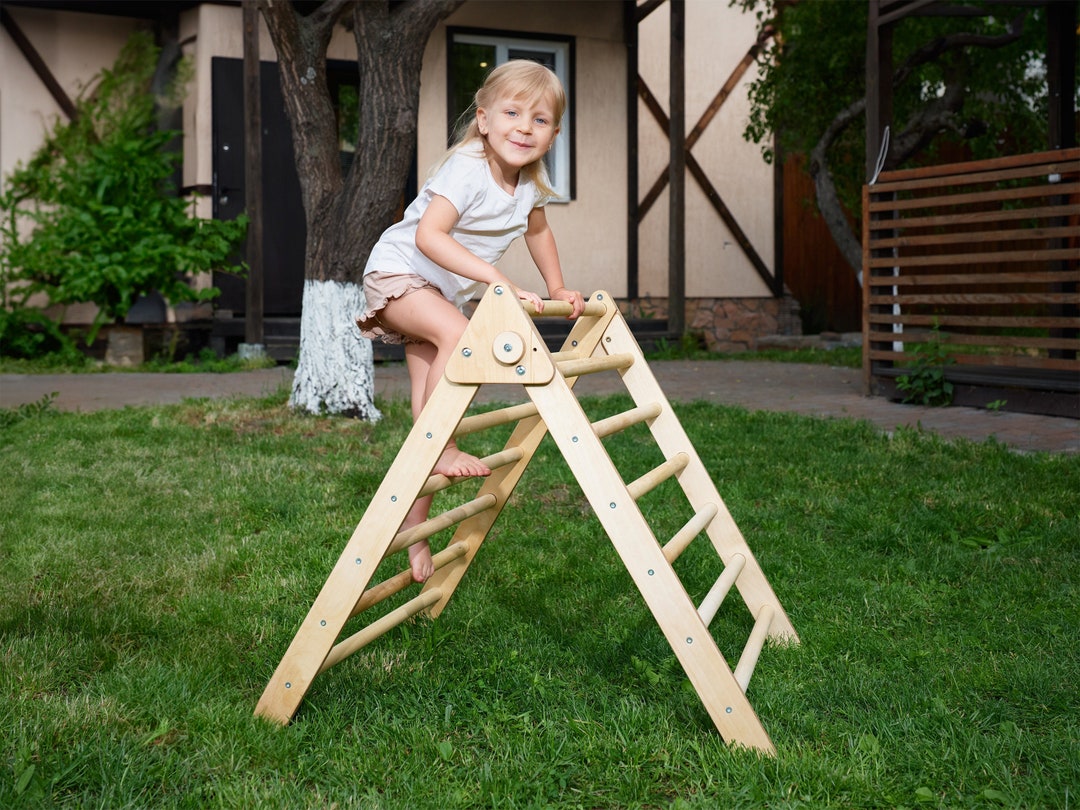 Toddler Climbing Triangle, Triangle Climber, Toddler Gym, Toddler ...