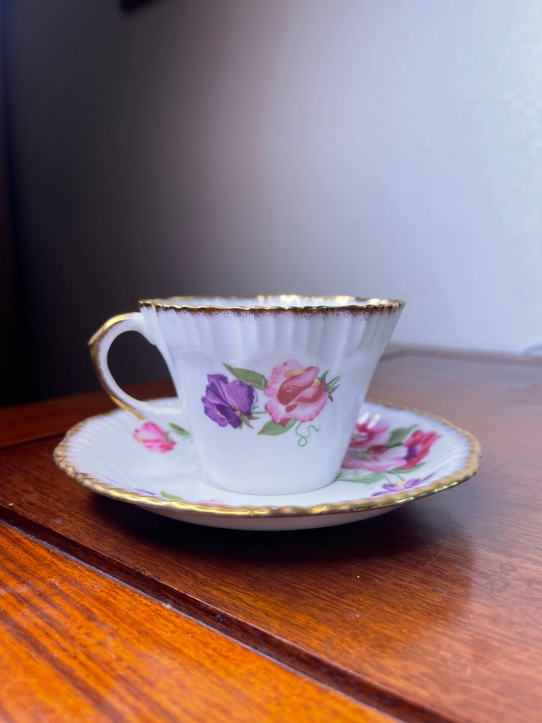 Cottagecore Salisbury 2326 Tea Cup and Saucer - Etsy