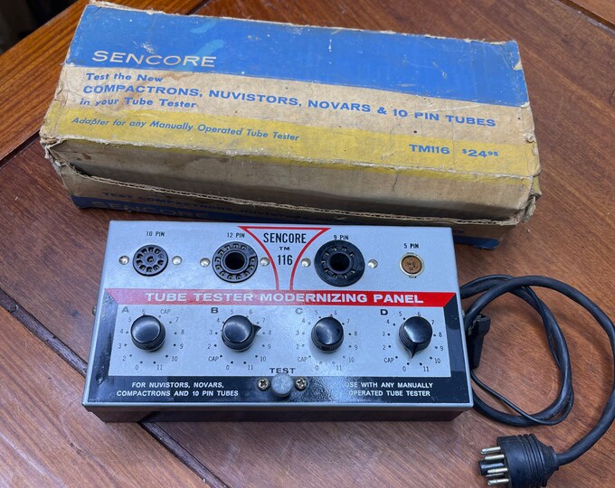 TM116 Tube Modernization Panel Tube Tester Sencore - Etsy